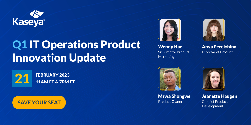 Q1 IT Operations Product Innovation Update - IT Glue