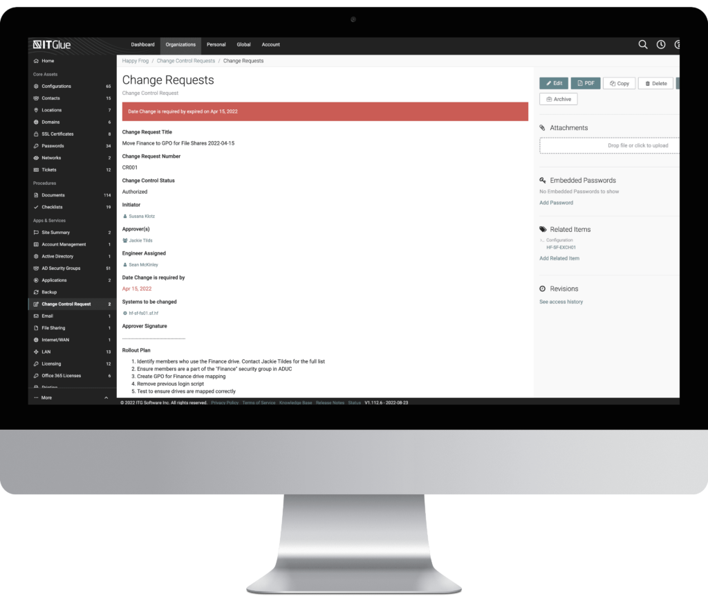 Solution- IT Department | IT Glue