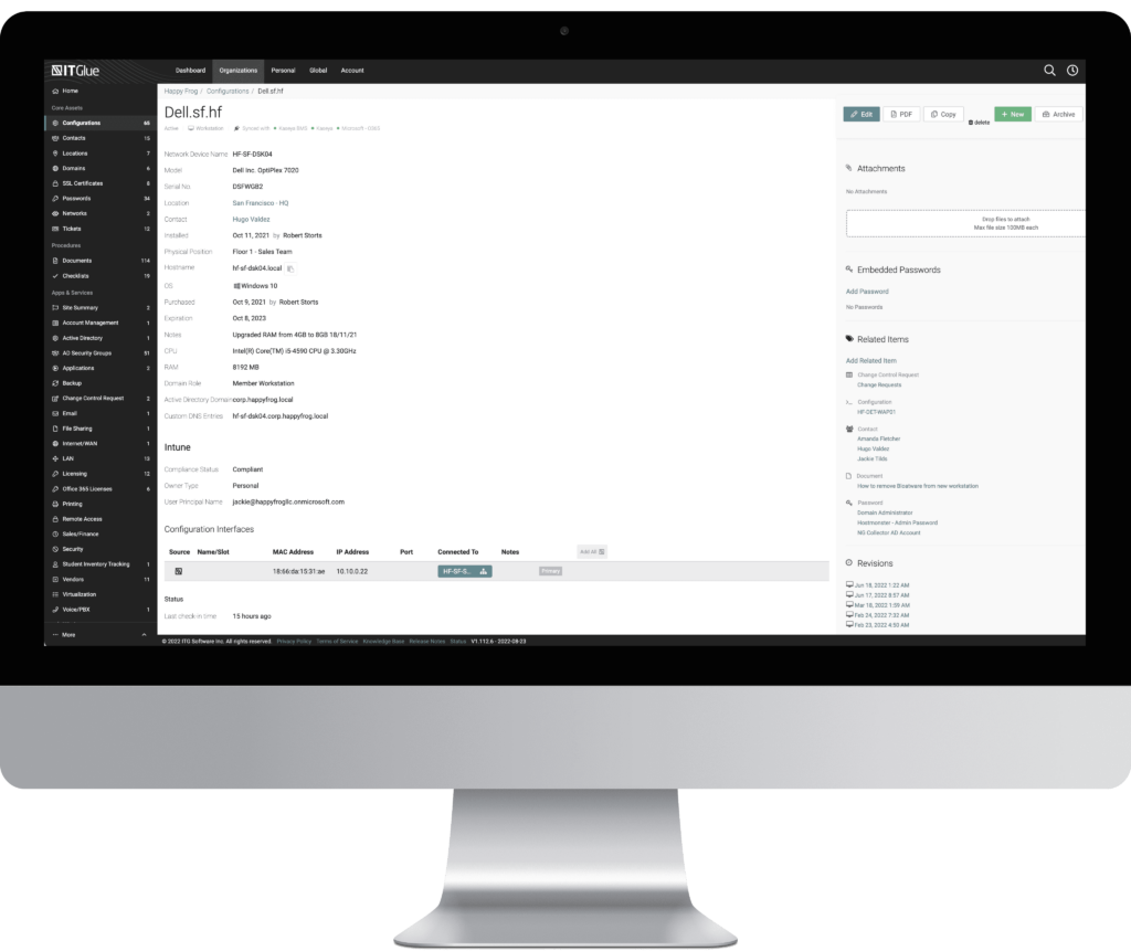 Solution- IT Department | IT Glue
