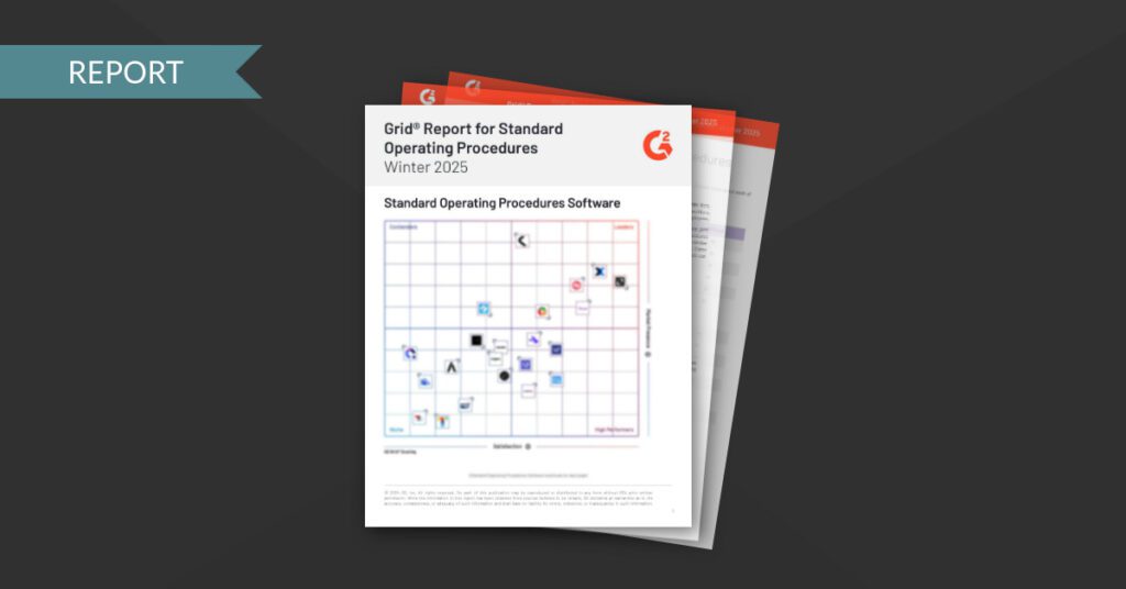 G2 Grid® Report: Standard Operating Procedures Software | Winter 2025