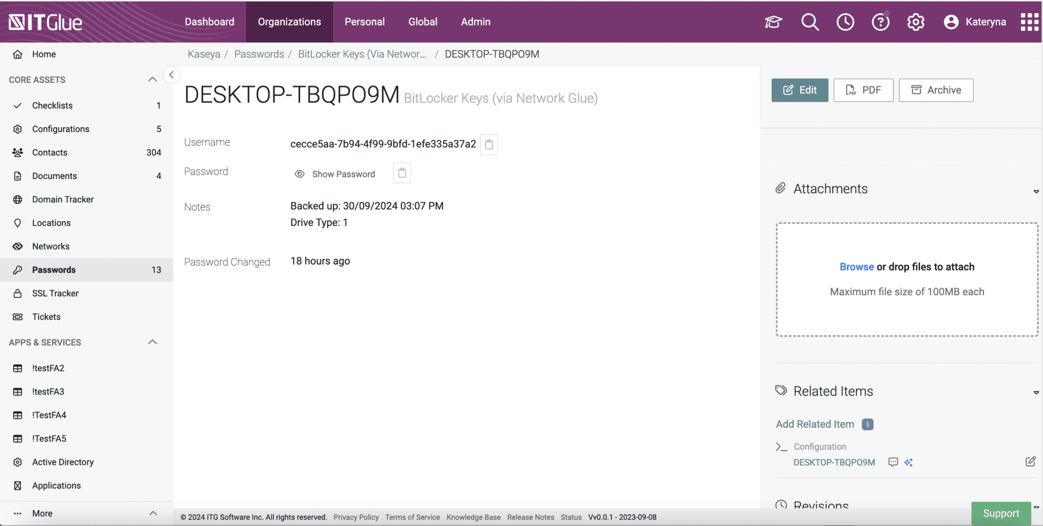 Introducing BitLocker Recovery Key Auto-Documentation in Network Glue - IT Glue