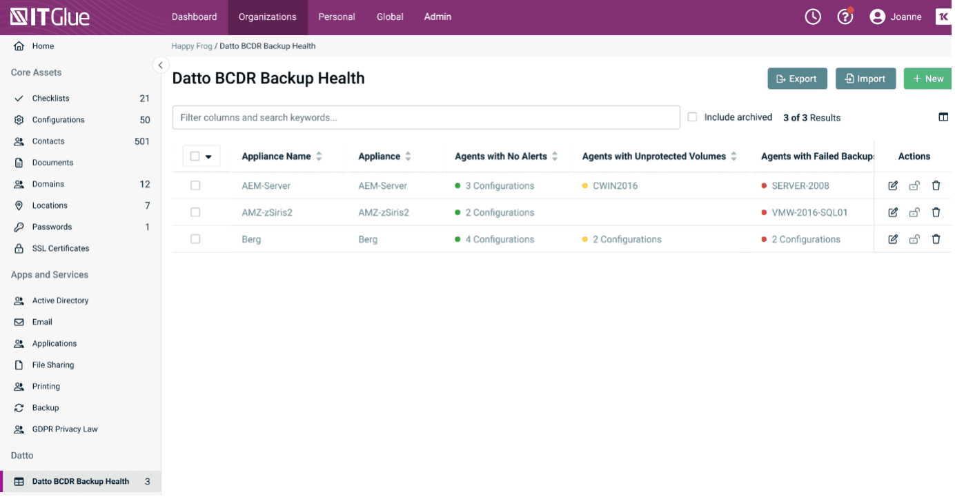 Introducing Intelligent & Complete Backup Documentation | IT Glue