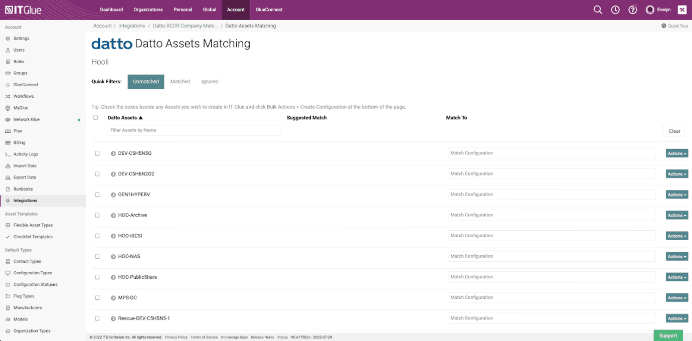 New Integration: Datto Continuity | IT Glue