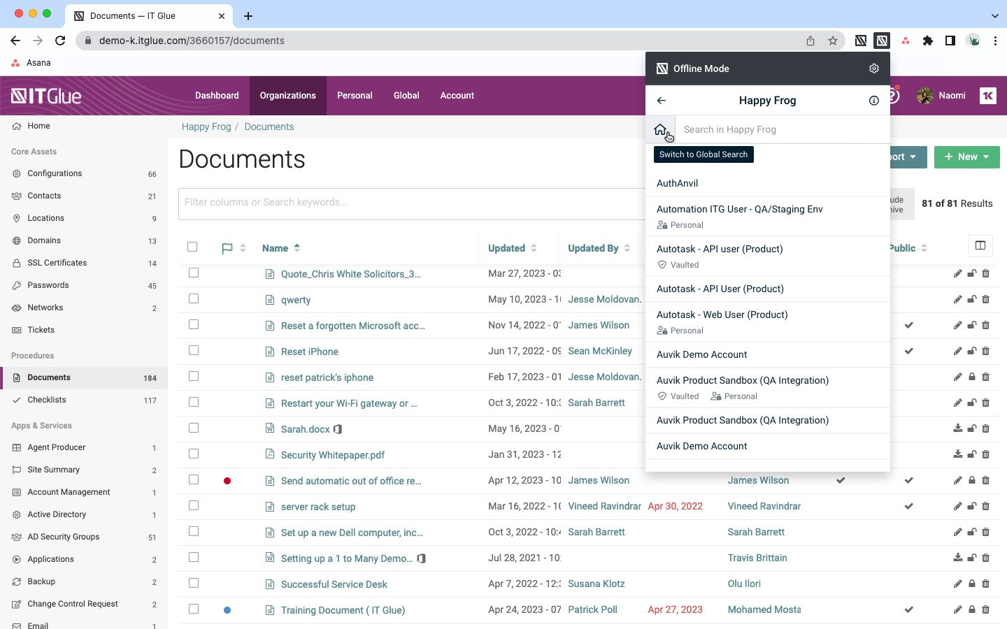 Guaranteed Password Access, Anytime, Anywhere | IT Glue