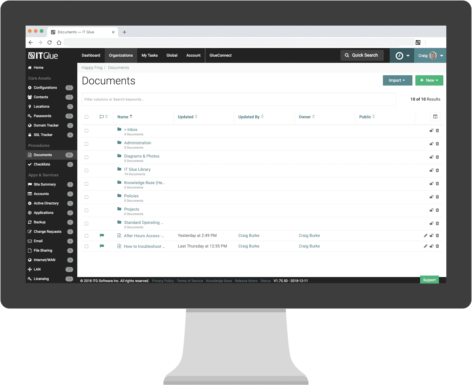 Template Library | IT Glue