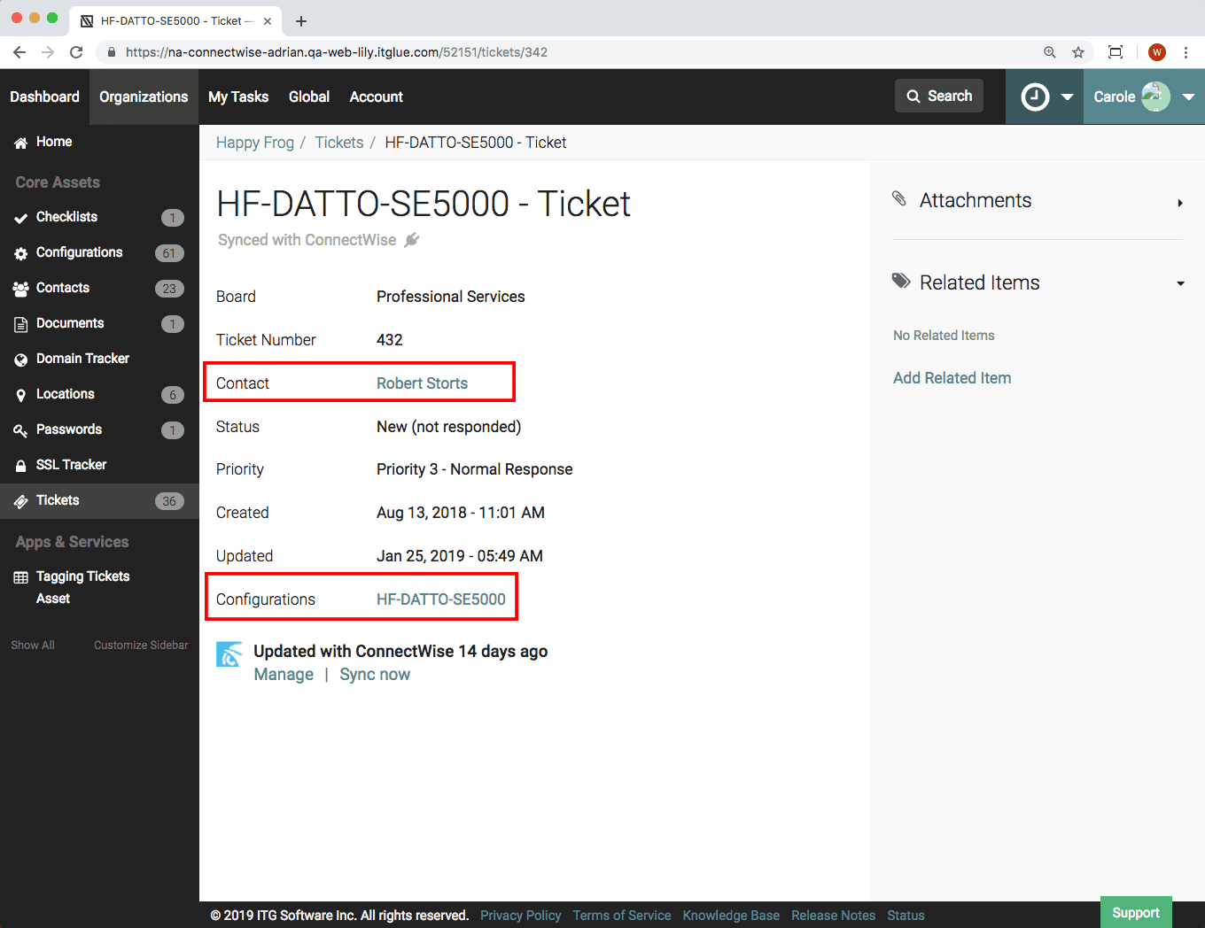 Introducing our ConnectWise and Autotask PSA Ticket Integrations | IT Glue